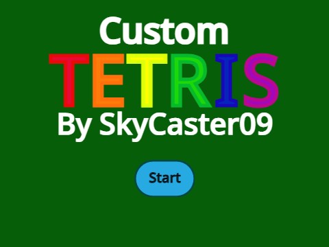 Custom Tetris V1.1