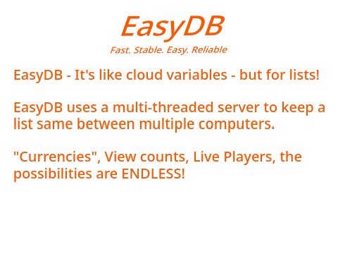 EasyDB - Free Database
