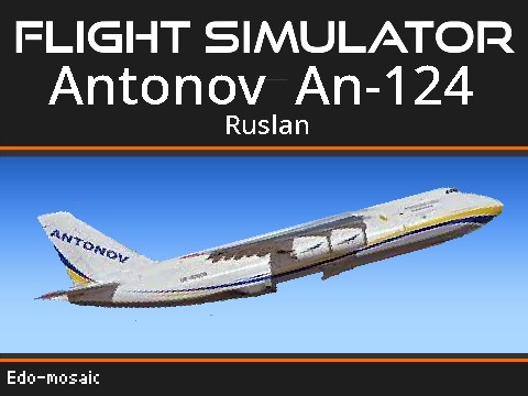 Flight Simulator Antontov An-124 2D