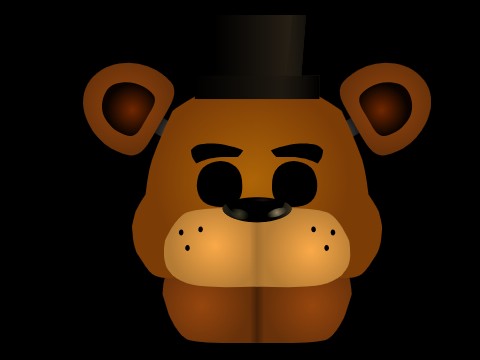 Empty FNAF movie Freddy head