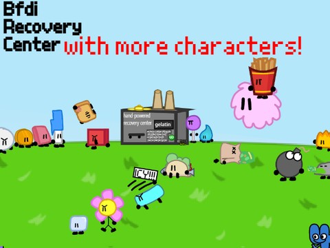 bfdi recovery center with more characters