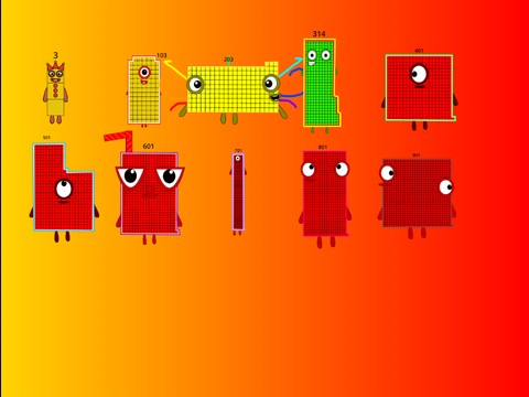 Funny Numberblocks