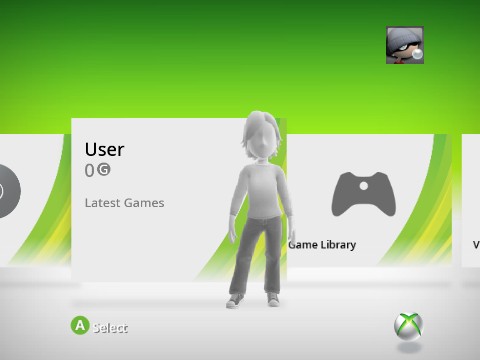XBOX 360 Kinect Dashboard