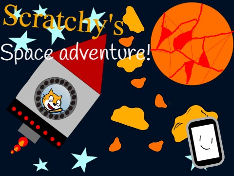 Scratchy's Space Adventure! #games#platformer#lynuxy#scratch#cat#space# ...
