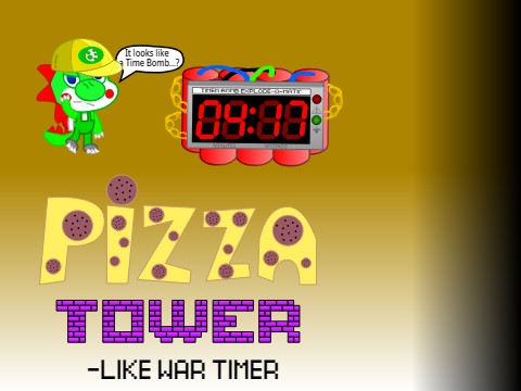 Pizza Tower-like WAR Timer (+ Lap 4 Music)