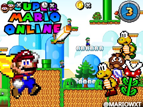 Super Mario Online! A Online Mario Platformer
