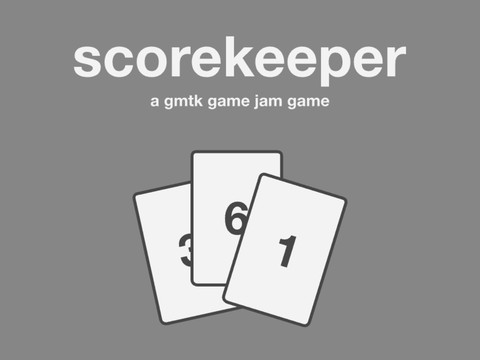 scorekeeper - a game