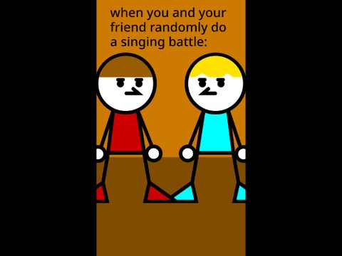 singing battles be like #shorts