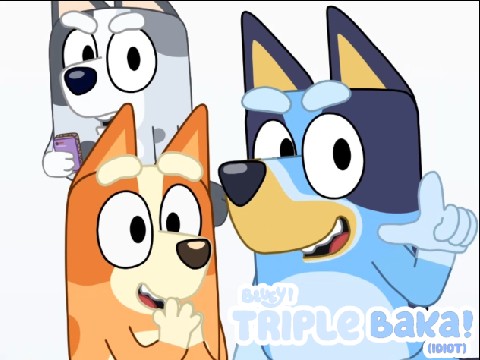 Bluey Triple Baka ! ☆ [Animation]
