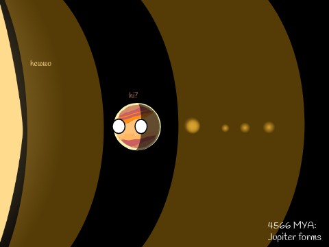 History and Future of the Solar System in Planetballs