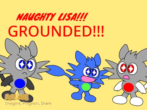 Lisa misbehaves during back to school shopping/beats up her mom/GROUNDED