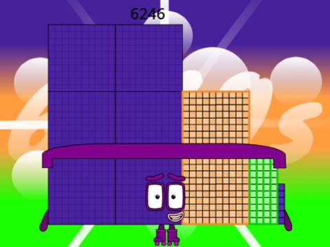 Numberblock The Rest of 6240s