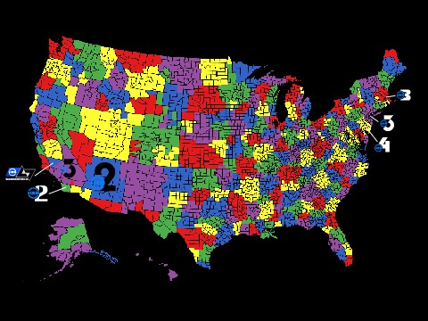 HBN TV Affiliate Map V2