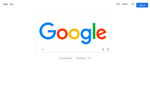 google demo first search term