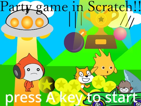 パーティーゲーム in Scratch!! Party game in Scratch!!