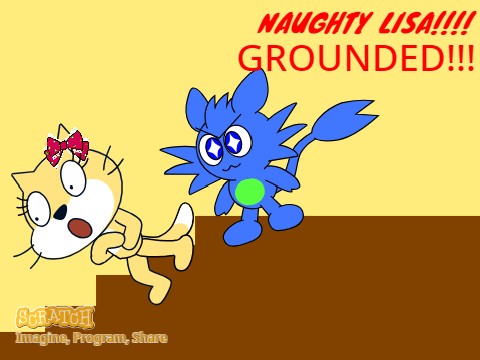 Lisa pushes Stephanie Cat down the stairs/GROUNDED