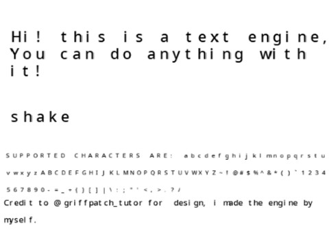text engine i made