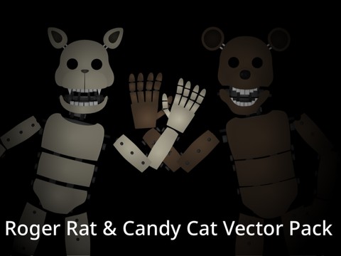 Roger Rat & Candy Cat Vector Pack