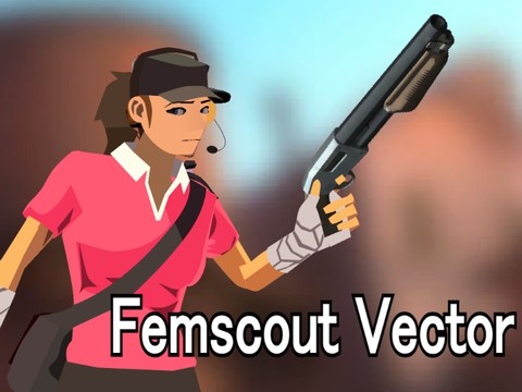 [posable] Femscout Tf2 Vector
