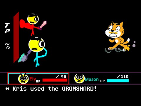 DELTARUNE: Mush cat vs Me and mason!