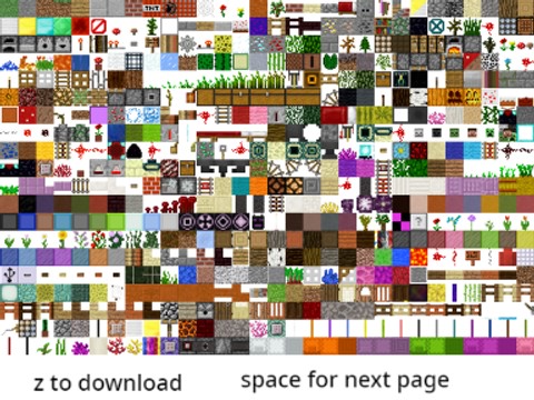 3D minecraft (full tileset) first half