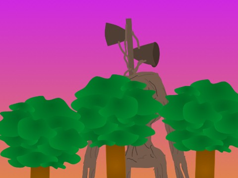 Siren head vector remake