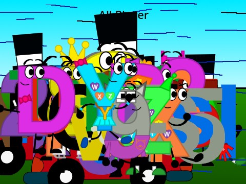 All JumpStart letters and numbers race to the finish line! Fixed