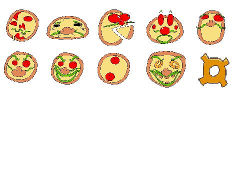 Pizza Face Sprites