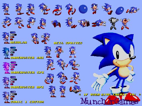 Sonic 2 Sprites (Sonic)