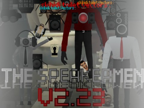 Skibidi Toilet Vectors : THE SPEAKERMEN V2