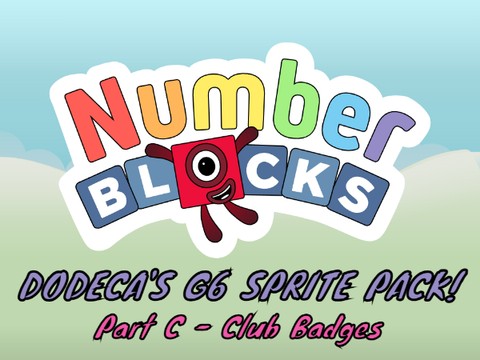 Numberblocks Sprite Pack - DG6SP Part C: Club Badges