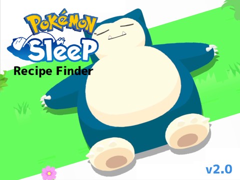Pokémon Sleep Recipe Finder
