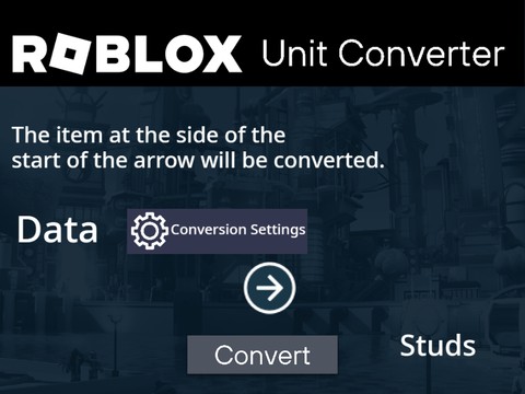 Roblox Unit Converter
