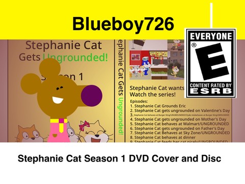 Stephanie Cat Season 1 DVD Cover and Disc