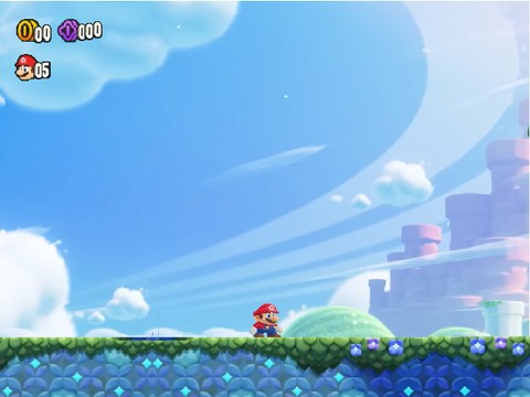 Super Mario Bros Wonder Scrolling TEST