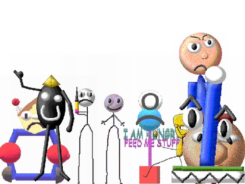 Sticky with fun and numbers all characters!