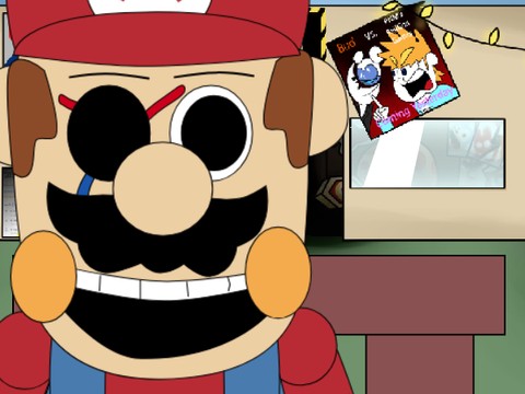 FnaS 3 Reburned Withered Toy Mario Jumpscared