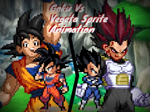 |Goku Vs Vegeta||Sprite Animation(Scrapped)