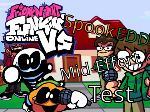 FNF Online Vs. SpookEDD (Challenge-Edd Halloween Remix) Test (Mini-Update))