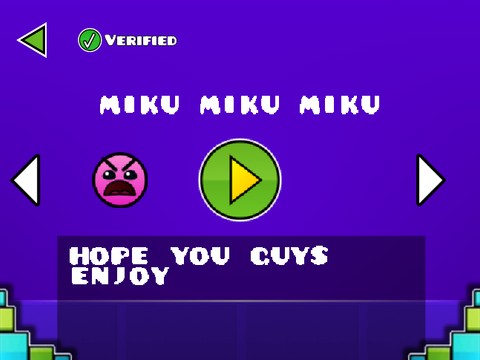 Miku Miku Miku by Classroom_GD | Geometry Dash Revamped