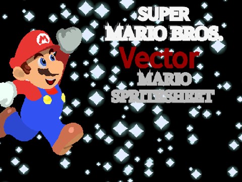 Bitmap Mario Spritesheet