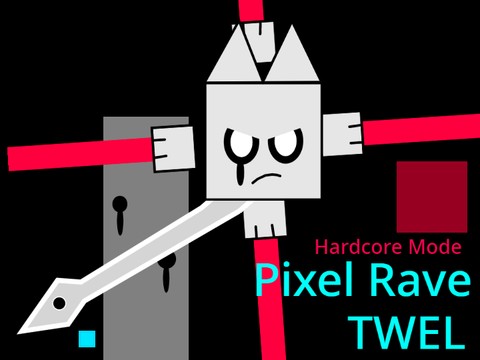 Just Shapes And Beats. Pixel Rave By TWEL Hardcore Mode