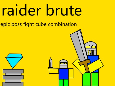 epic raider brute boss fight cube combination
