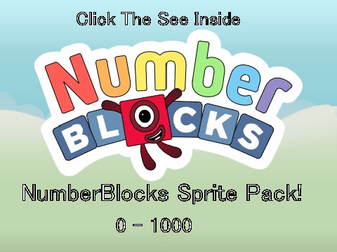 NumberBlocks 0 - 1000 (Sprite Pack)