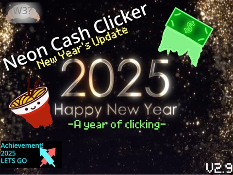 Neon Cash Clicker v2.9 (New Years' Update)