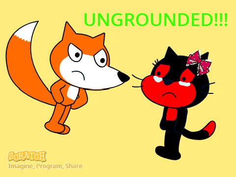 Daniel the Fox gives Evil Stephanie Cat a punishment day/UNGROUNDED