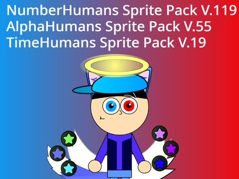 NumberHumans Sprite Pack V.119 & AlphaHumans Sprite Pack V.55 ...