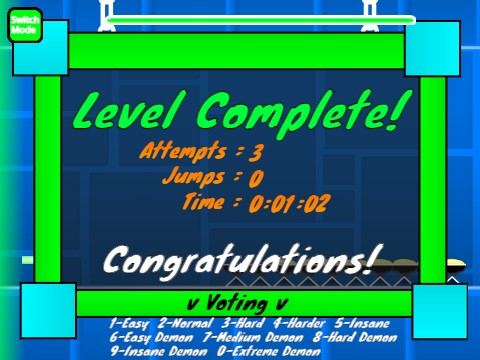 Geometry Dash Robot Challenge remix