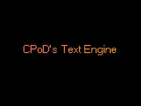 Text Engine (with animation!)