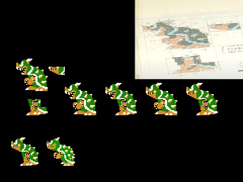 Super Mario Bros- Unused Bowser Sprites